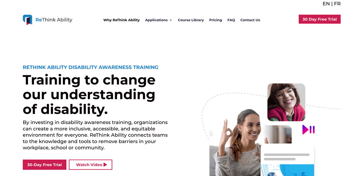 Why Choose ReThink Ability for Canadian Disability Training